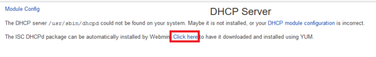 Configure DHCP Server Step-by-Step config Guide Using Webmin | Bots!
