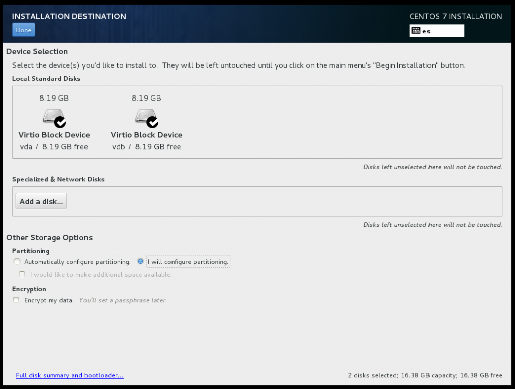 CentOS 7 Server Installation with Software RAID | Bots!