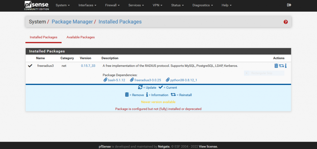 Set Up A Radius Server On Pfsense Bots
